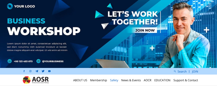 Advertisement Banner - AOSR